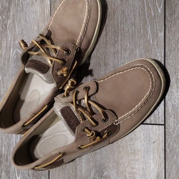 Sperry | Shoes | Sperry Top Sider Light Brown Leather And Snakeskin ...